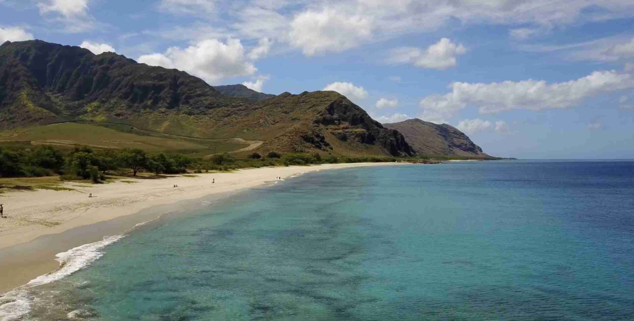 Makua Beach Aerials | Hawaii, USA | Manali + Terry | RTW Travel ...